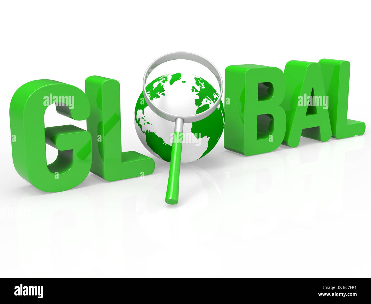 Global globalisation Cut Out Stock Images & Pictures - Alamy
