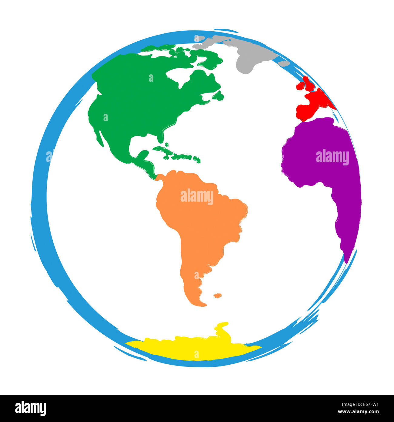 Spectrum of colours Cut Out Stock Images & Pictures - Alamy