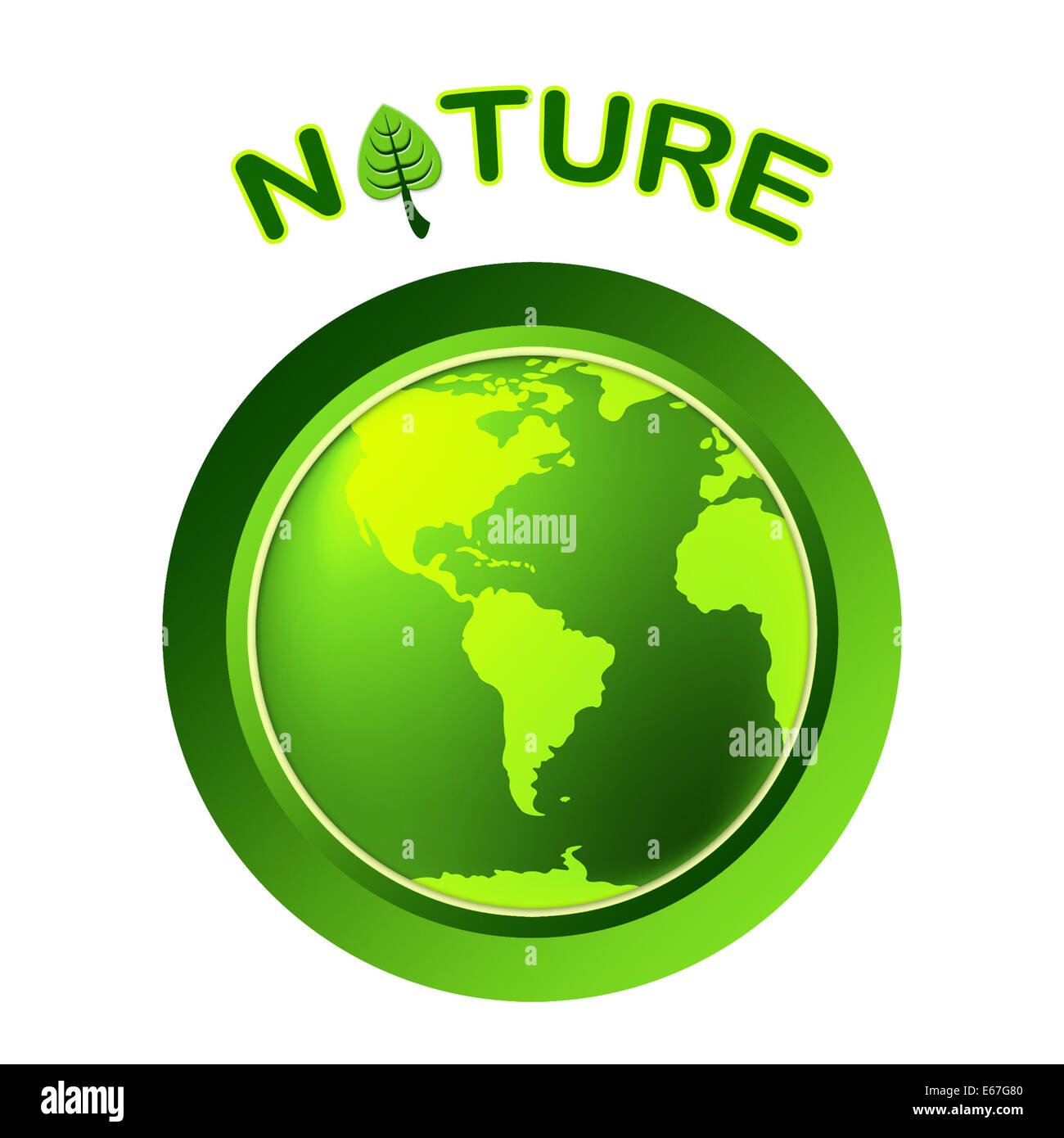 Natural globe representing globalization globalisation hi-res stock ...