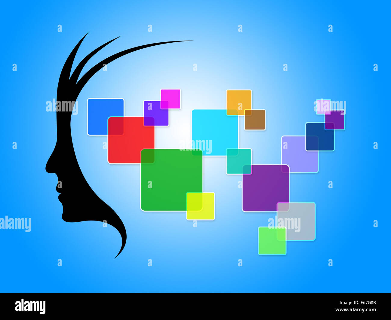 Adult contemplate Cut Out Stock Images & Pictures - Alamy