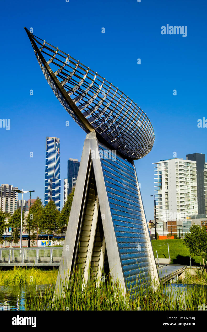 Reed Vessel, 2004 Artist Virginia King Stainless-steel & aluminium ...