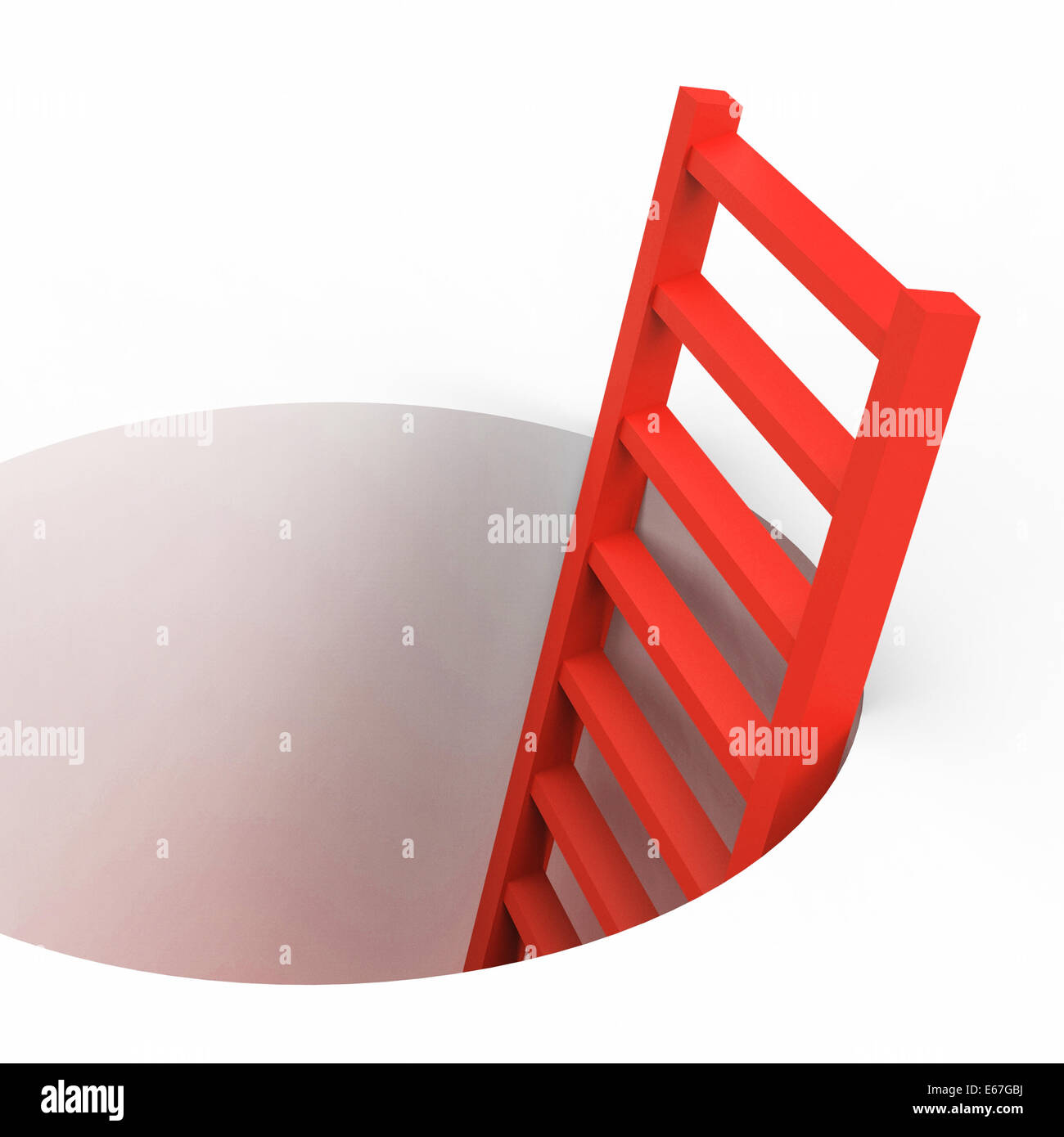 Freedom Escape Showing Get Away And Steps Stock Photo - Alamy