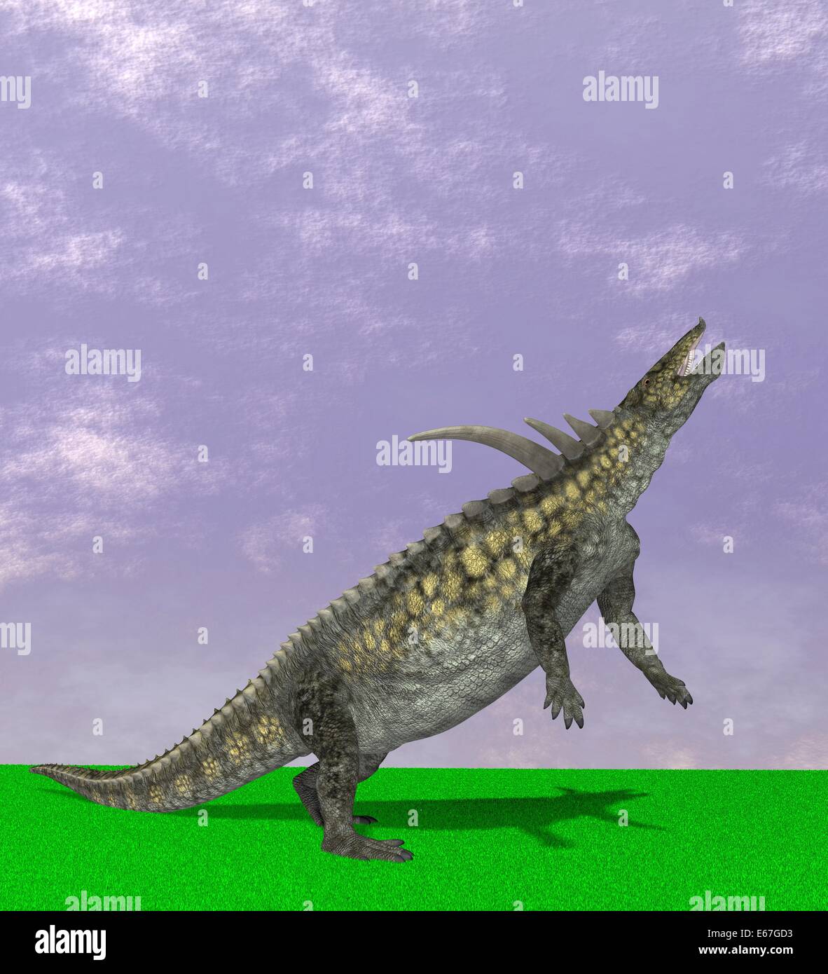 Dinosaurier Desmatosuchus / dinosaur Desmatosuchus Stock Photo - Alamy