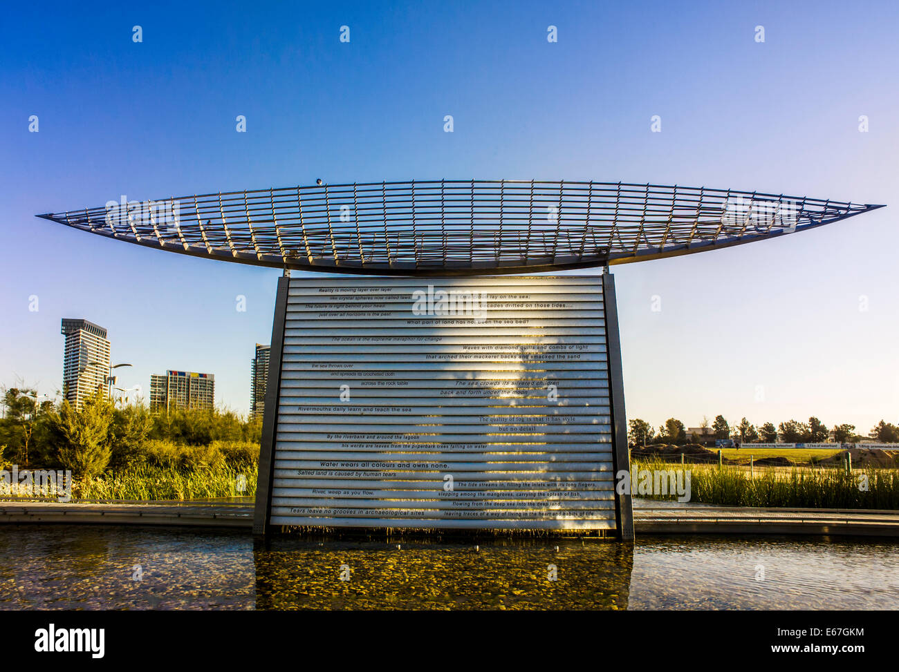 Reed Vessel, 2004 Artist Virginia King Stainless-steel & aluminium ...