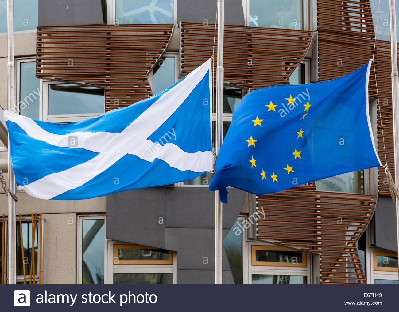 Scottish Parliament Flags High Resolution Stock Photography and Images ...