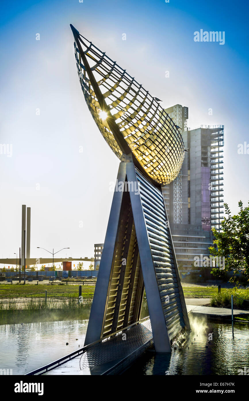 Reed Vessel, 2004 Artist Virginia King Stainless-steel & aluminium ...