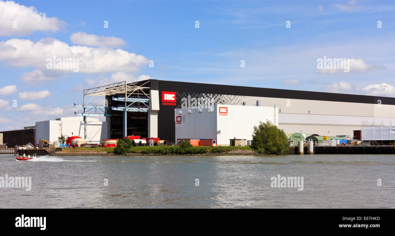 IHC Merwede Shipyard in Krimpen aan den Ijssel, South Holland ...