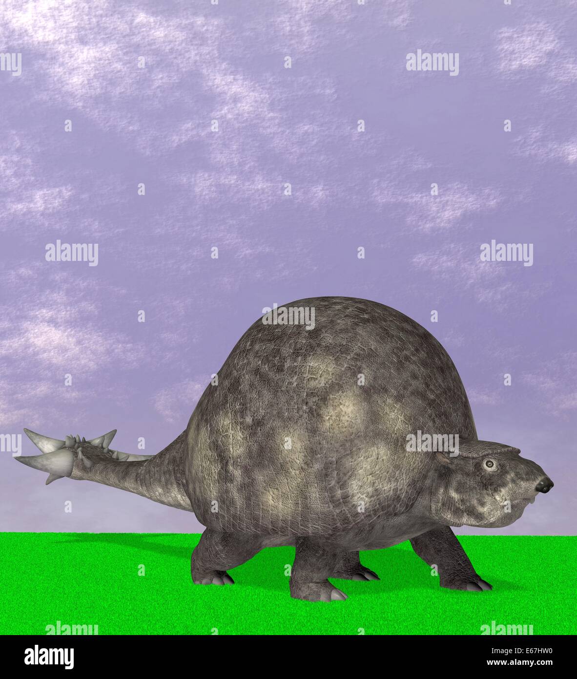 Dinosaurier Doedicurus / dinosaur Doedicurus Stock Photo - Alamy