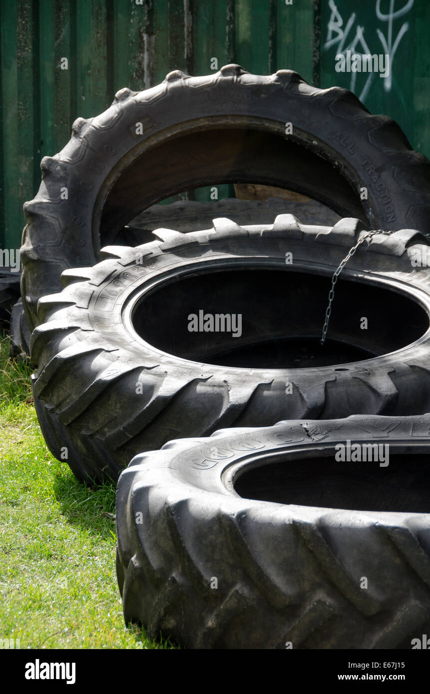Large wheels tyres hi-res stock photography and images - Alamy
