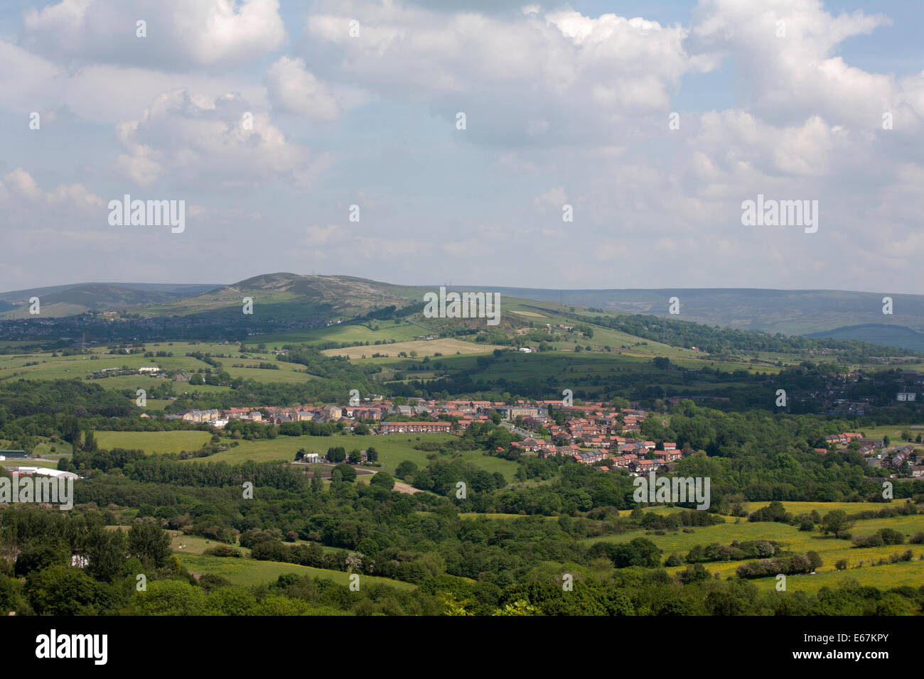 Hollingworthhall from Werneth Low between Hattersley and Woodley near ...