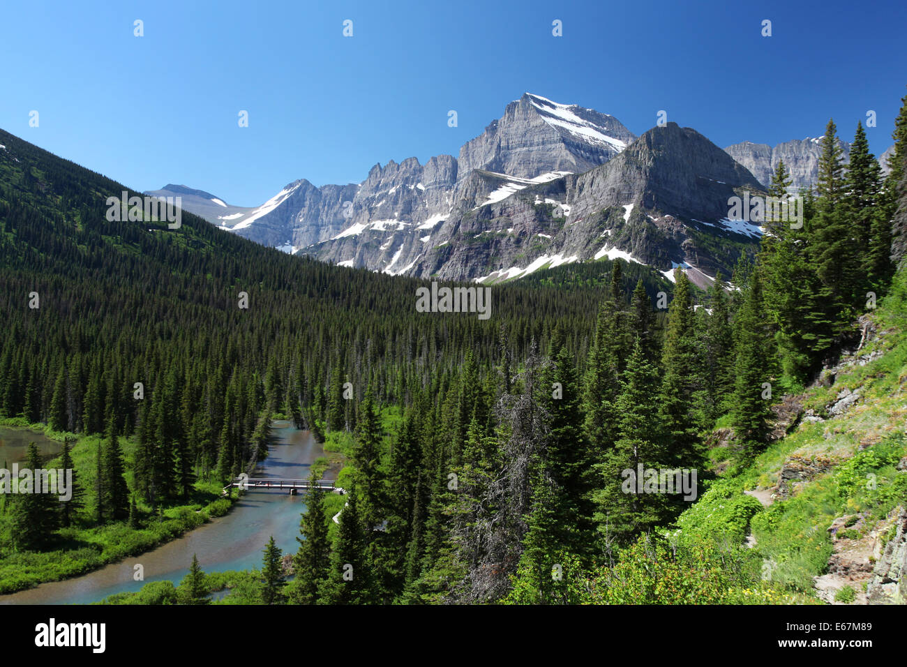 Grinnell glacier national park montana hi-res stock photography and ...