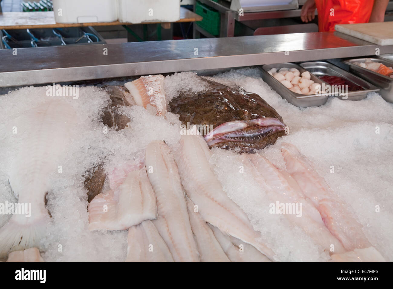 The fish market in Bergen Norway Stock Photo - Alamy