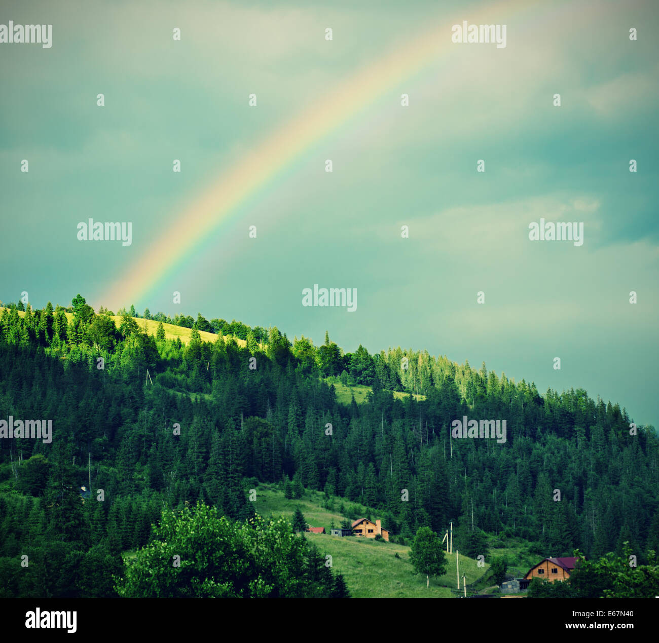 Rainbow landscape hi-res stock photography and images - Alamy