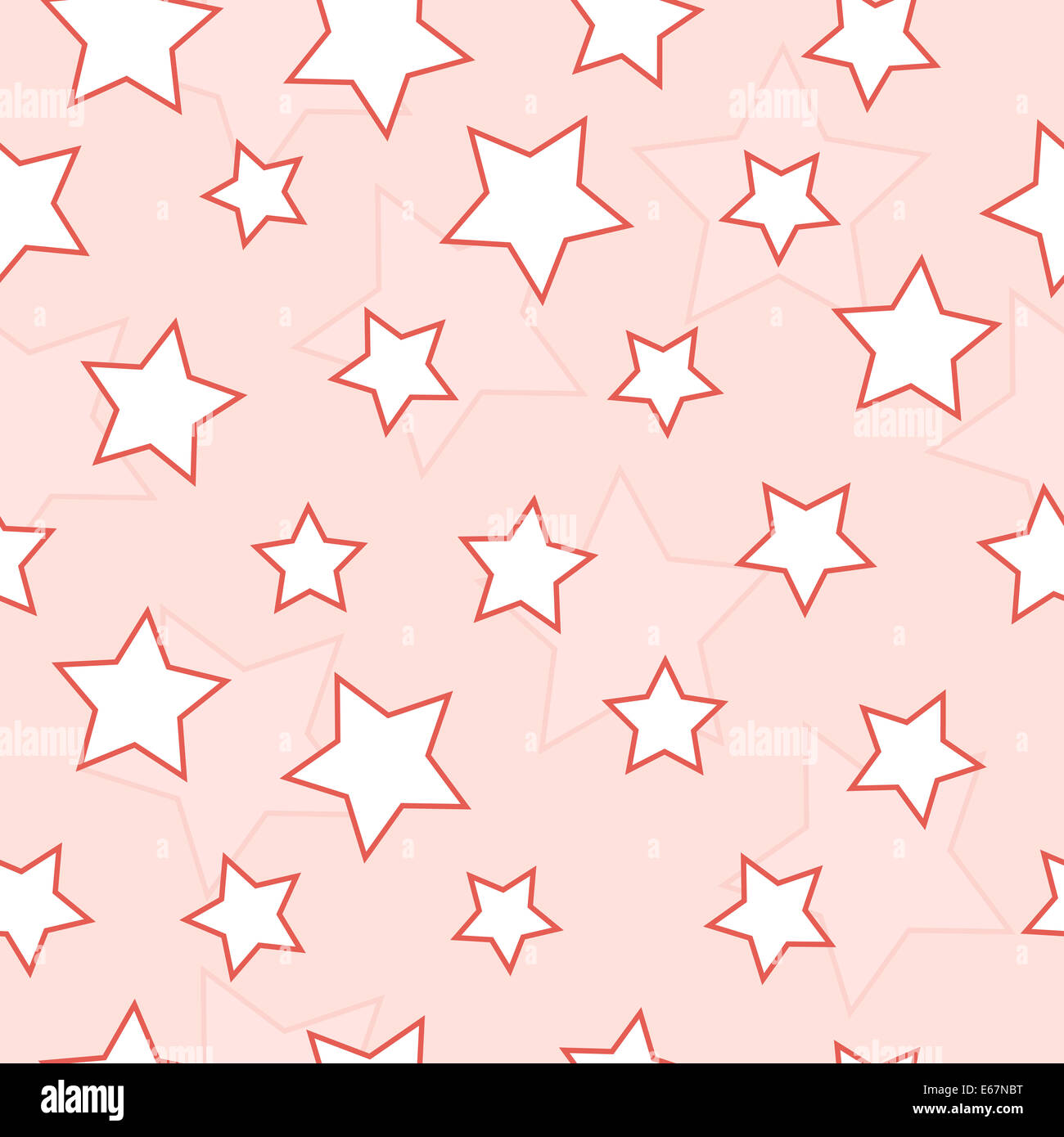 Pink seamless background with stars Stock Photo - Alamy