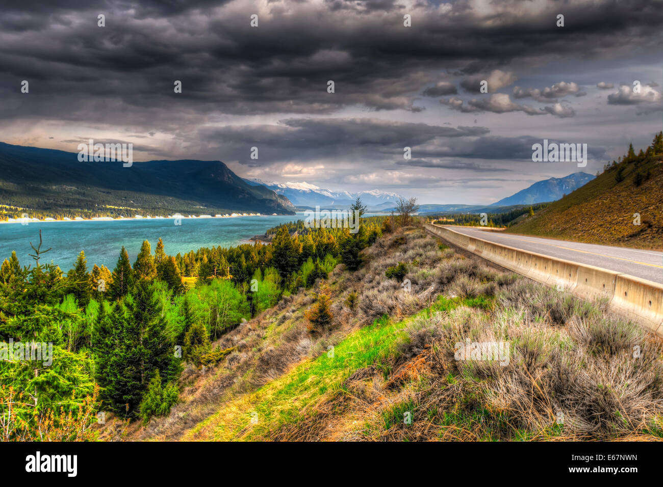 Scenic Columbia Lake area British Columbia Canada Stock Photo - Alamy