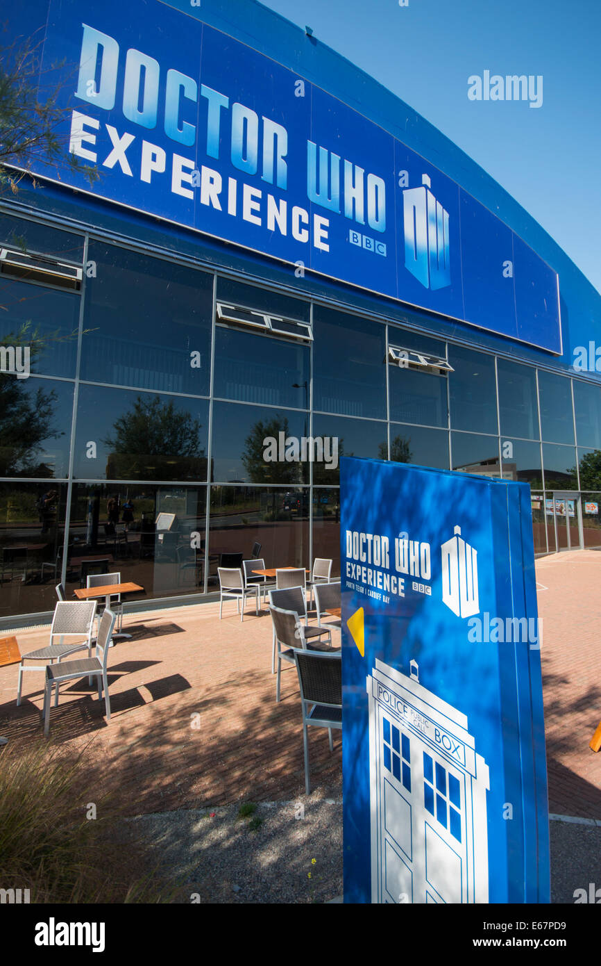 Exterior of the Doctor Who Experience at Cardiff Bay in Wales Stock ...