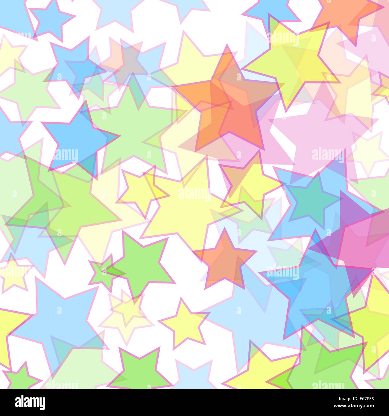 Abstract background with colorful stars Stock Photo - Alamy