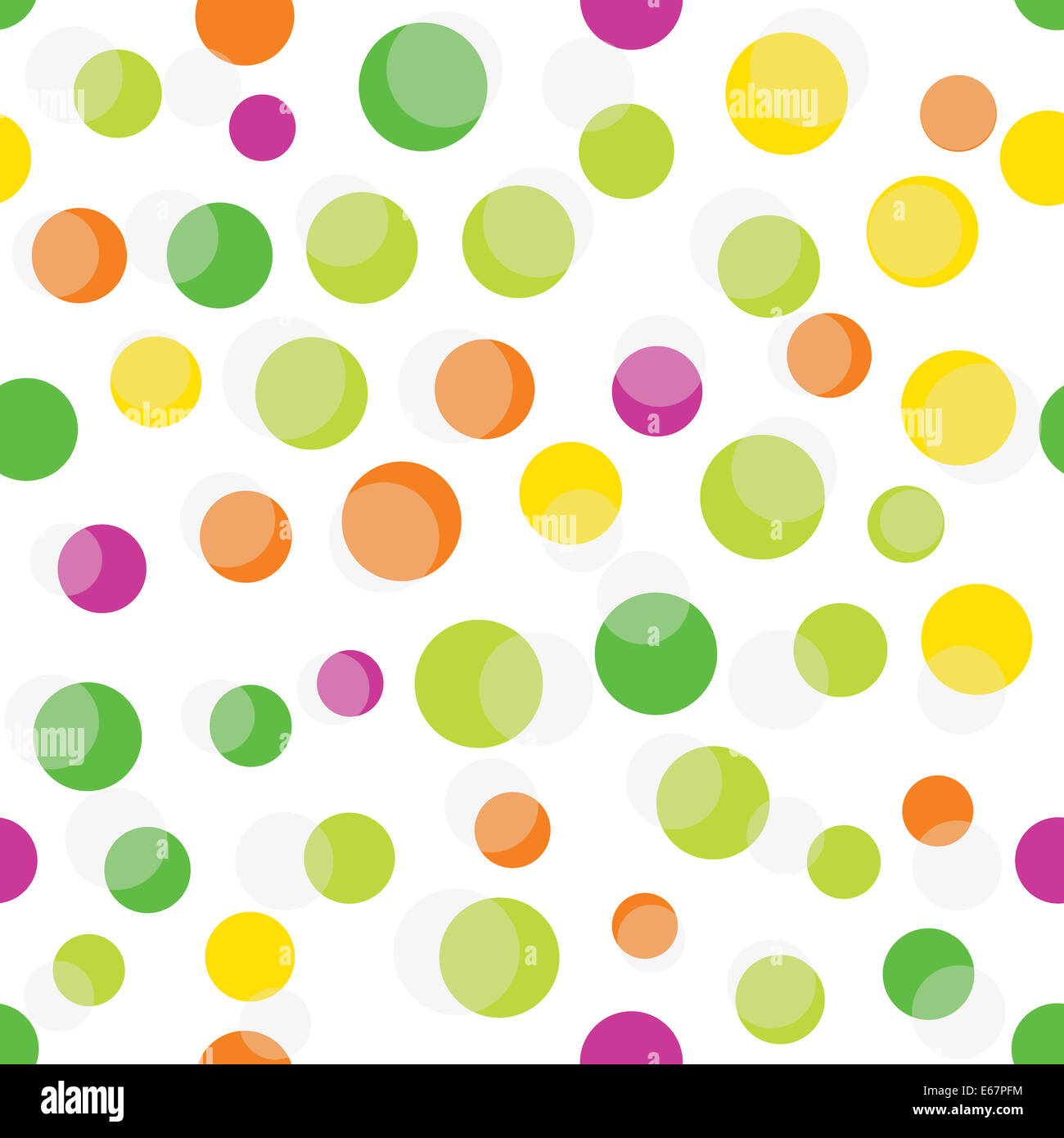 Abstract seamless background with colorful dots Stock Photo - Alamy