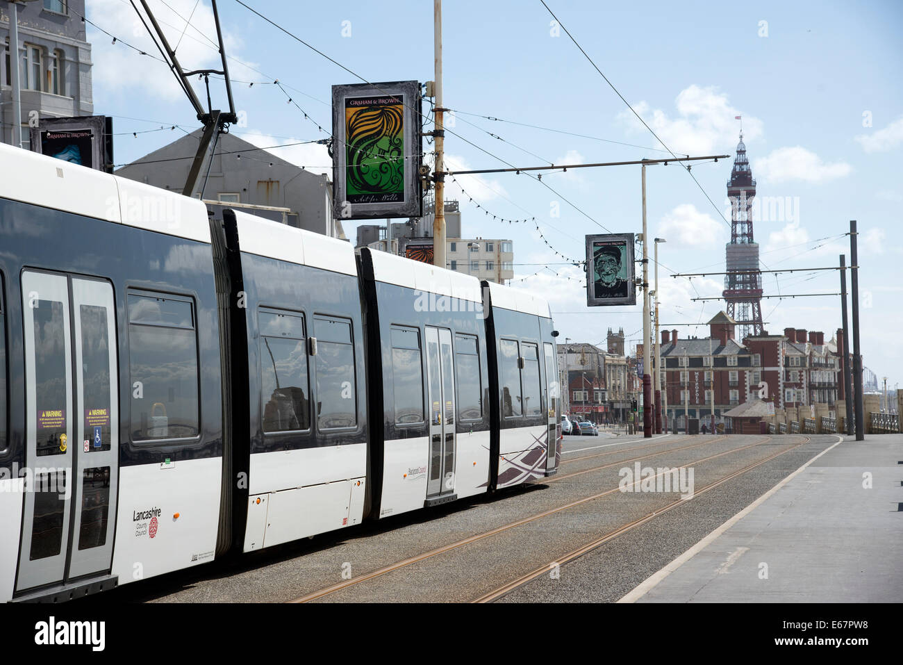 Blackpool tramway hi-res stock photography and images - Alamy