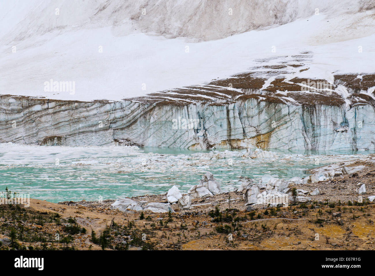 Scenic mountain hiking views, Mount Edith Cavell Jasper National Park ...