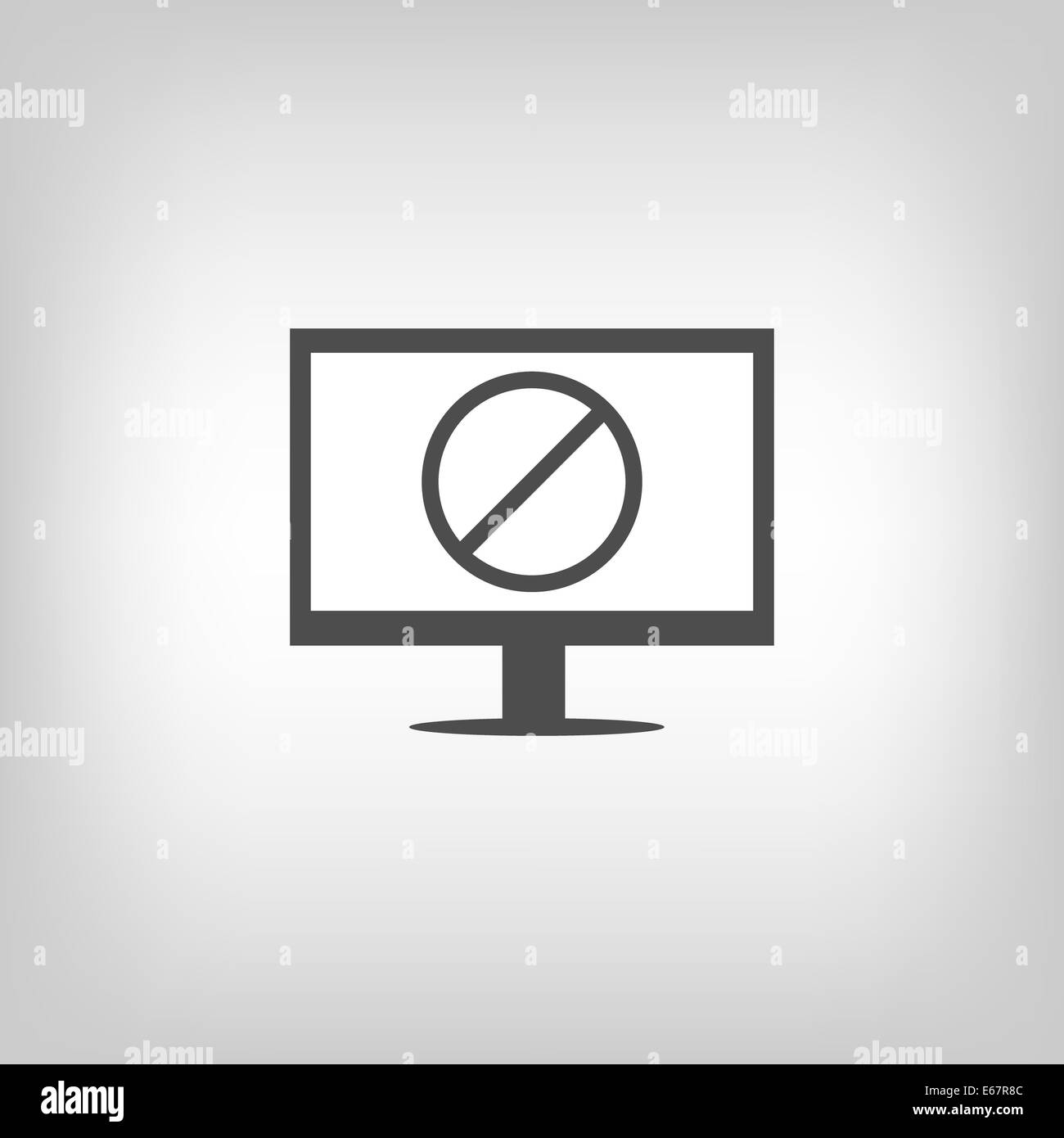 Sign no caution forbid Black and White Stock Photos & Images - Alamy