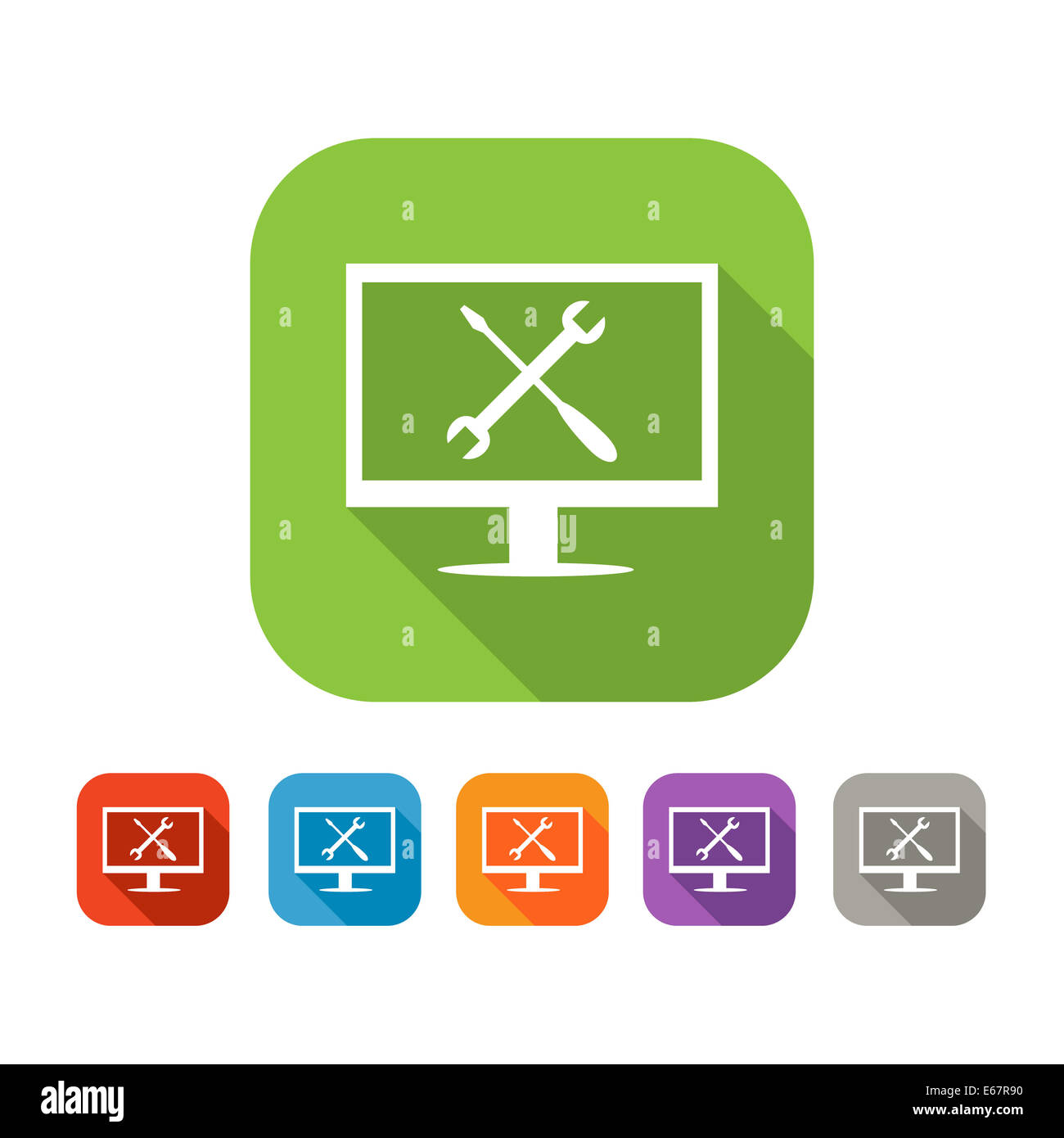 Repair icon set hi-res stock photography and images - Alamy