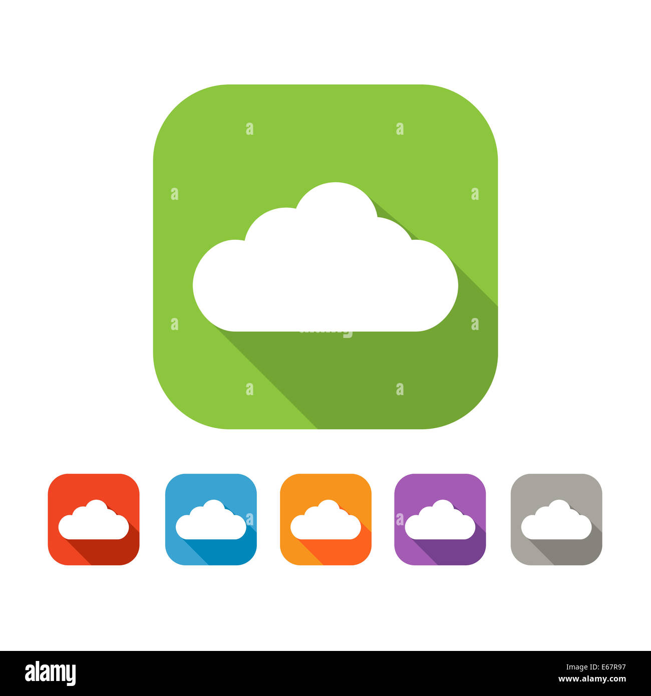 Data cloud icon simple hi-res stock photography and images - Alamy