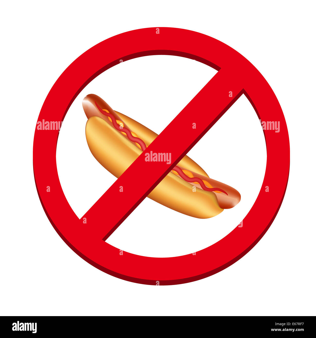 No food sign hi-res stock photography and images - Alamy
