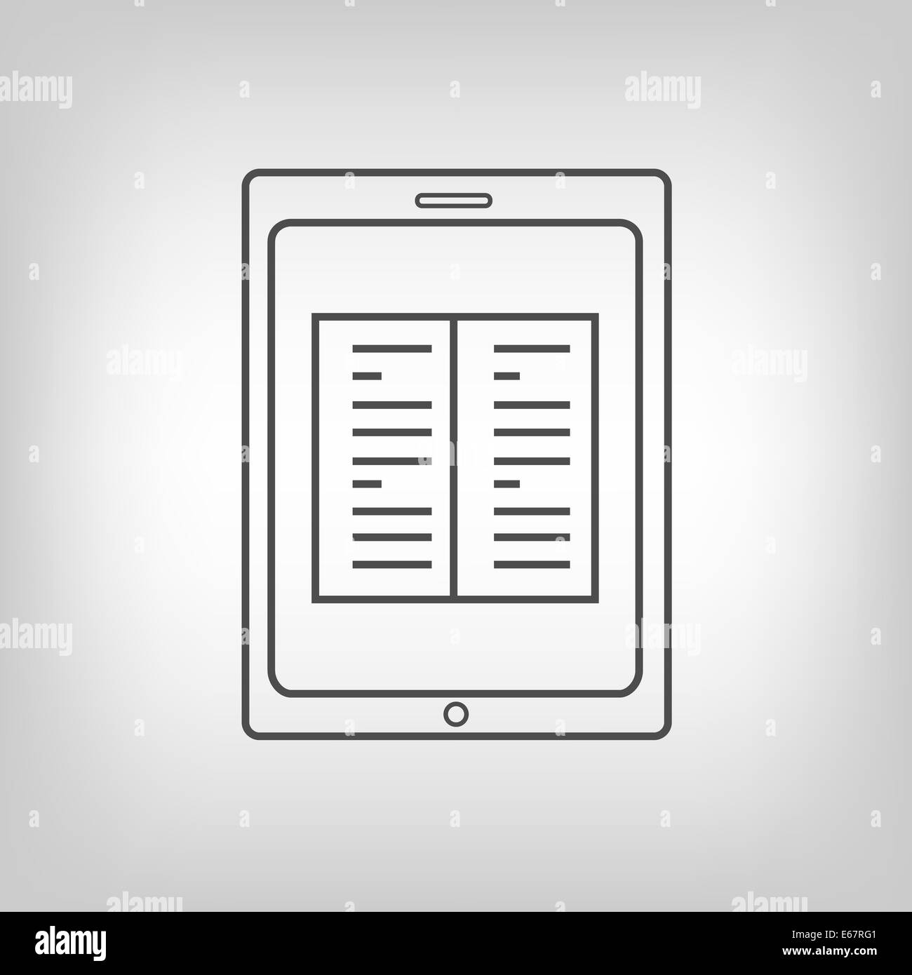 E book image Black and White Stock Photos & Images - Alamy