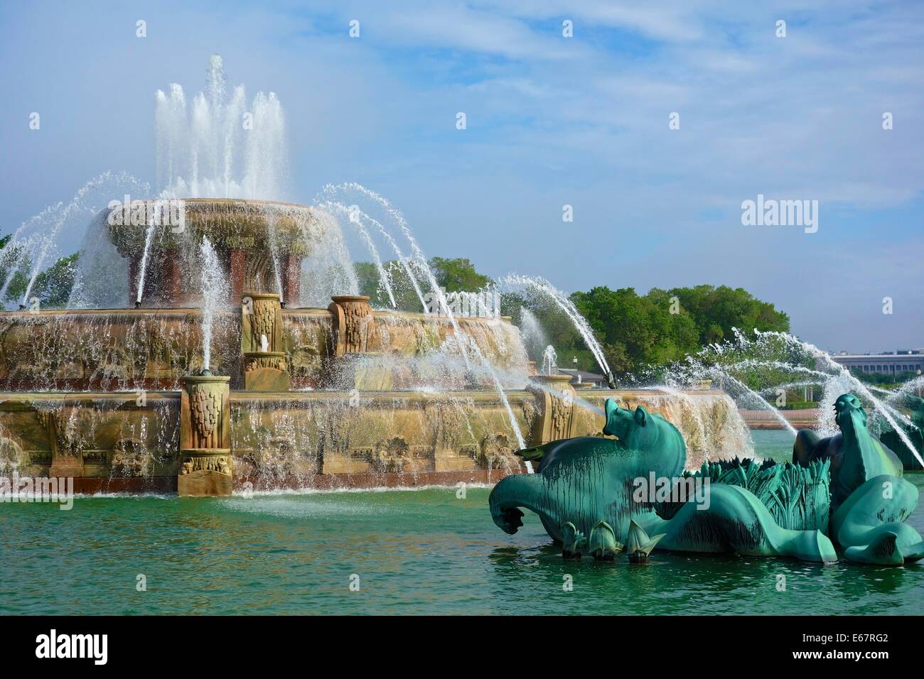 Buckingham Fountain, Chicago, Illinois Stock Photo - Alamy