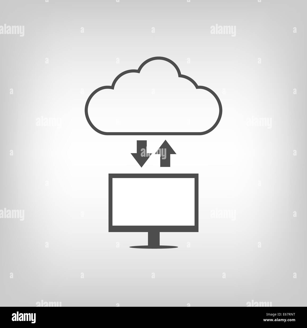 Cloud computing concept Black and White Stock Photos & Images - Alamy