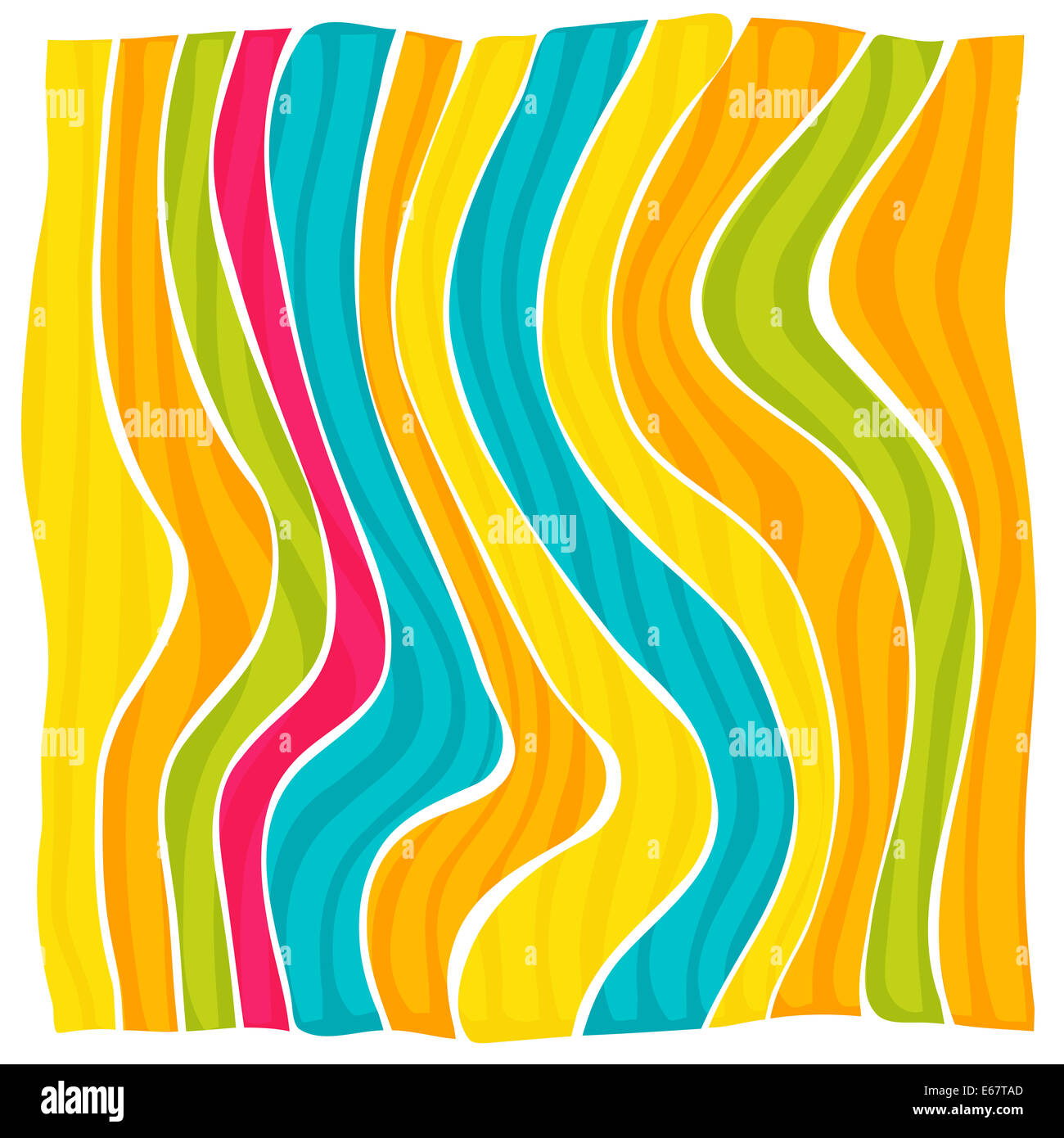 Abstract colorful striped wave background Stock Photo - Alamy