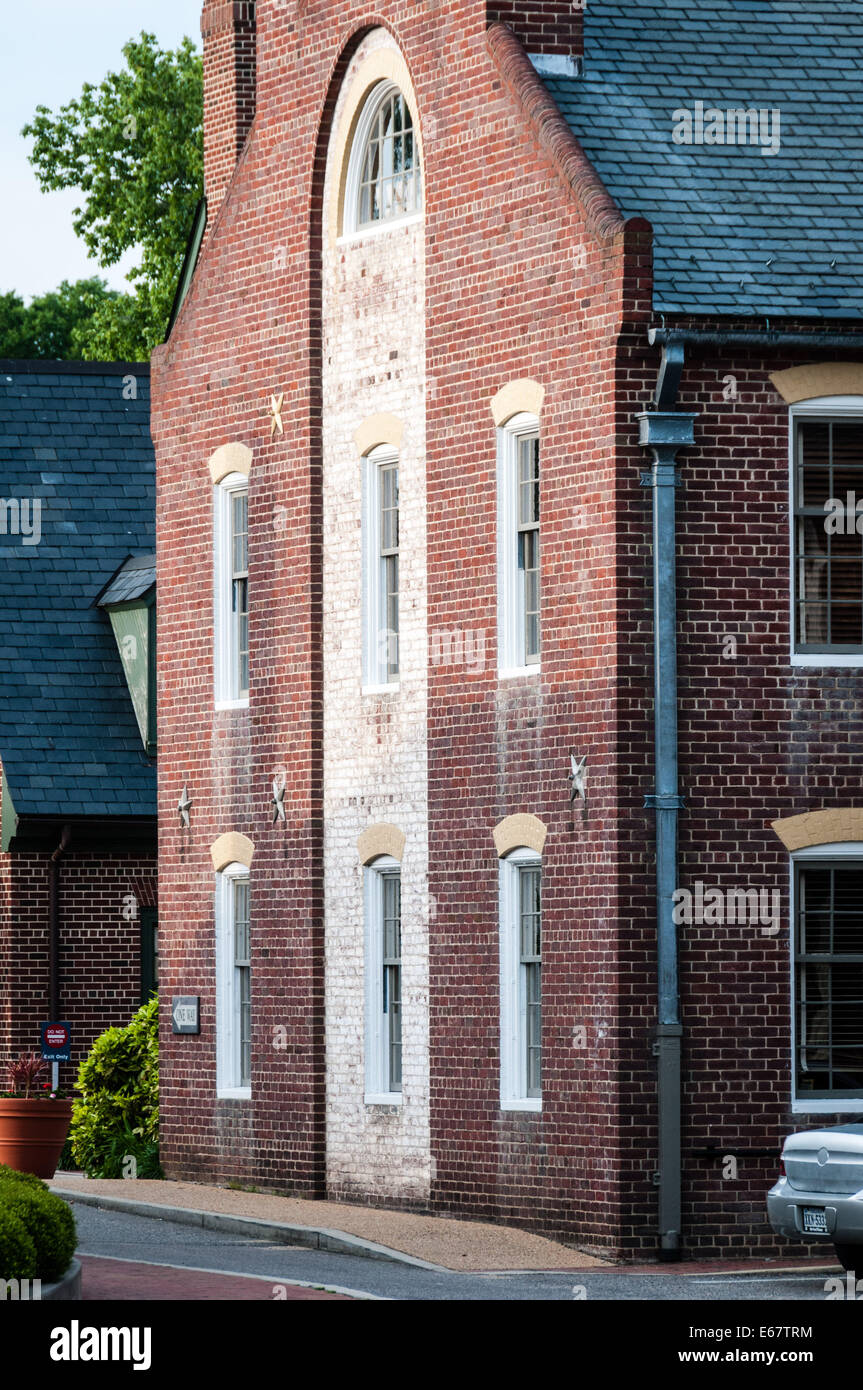 Prince George Street, Merchants Square, Colonial Williamsburg, Virginia ...