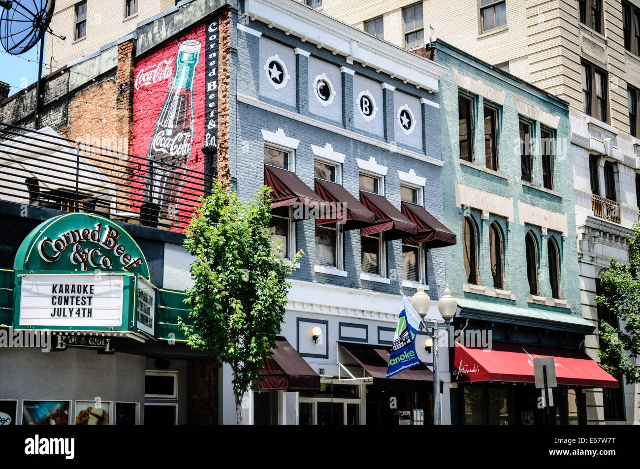 Coca-Cola Mural, Corned Beef and Company, 107 S Jefferson Street ...