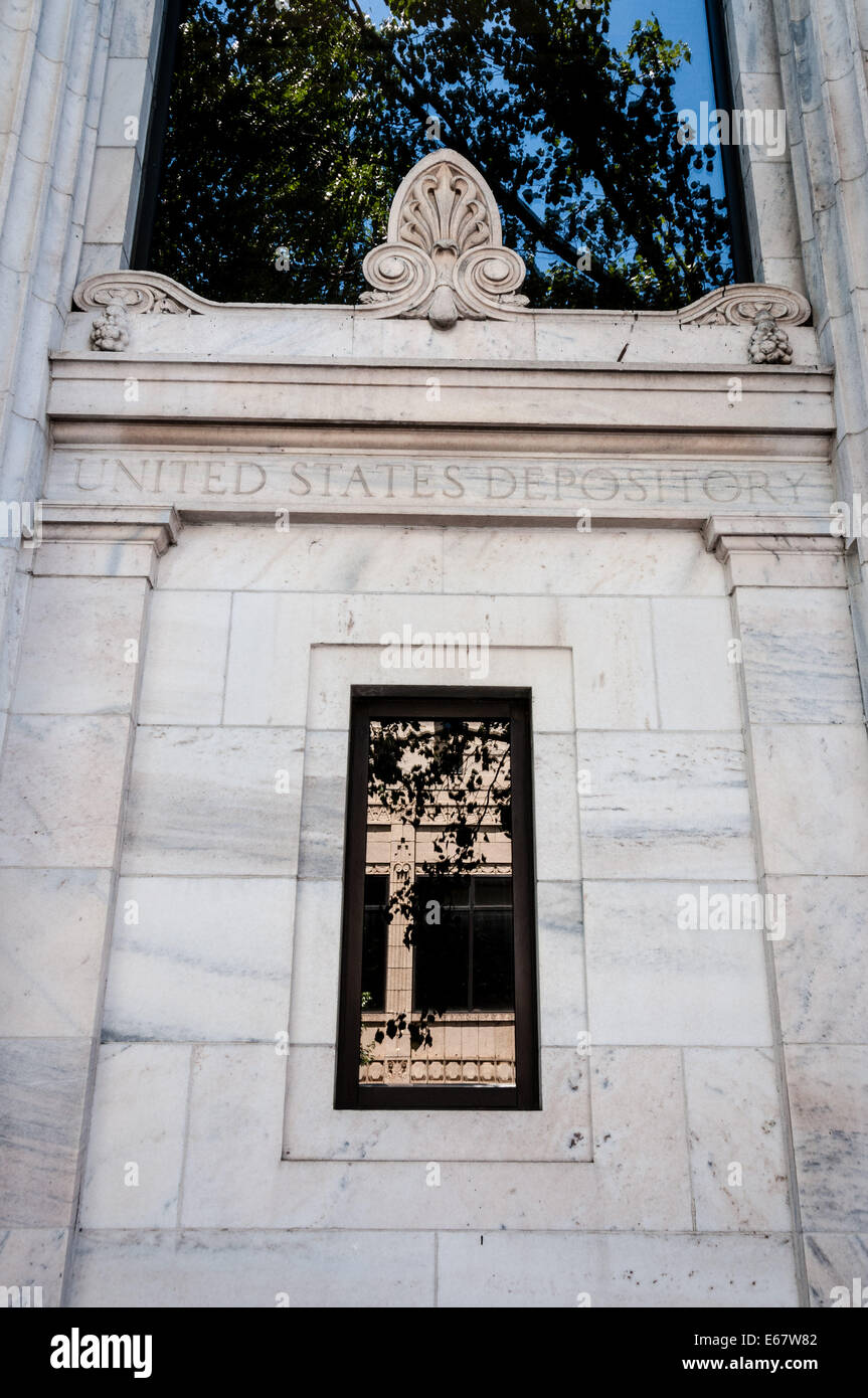 Architectural Details of United States Depository building, 201 South ...