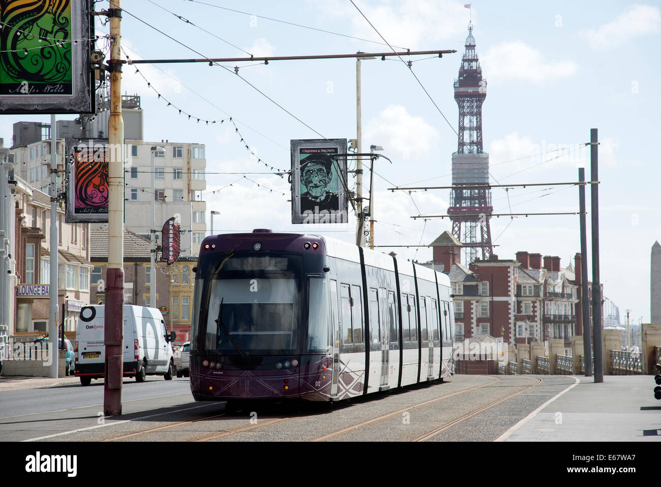 Blackpool tramway hi-res stock photography and images - Alamy