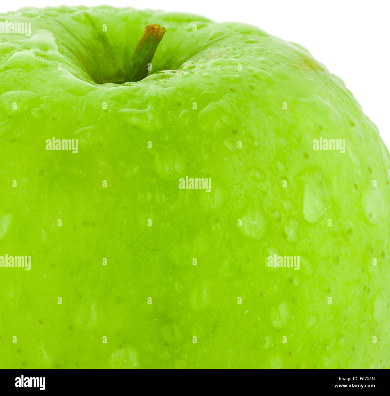 Close up green apple water hi-res stock photography and images - Alamy