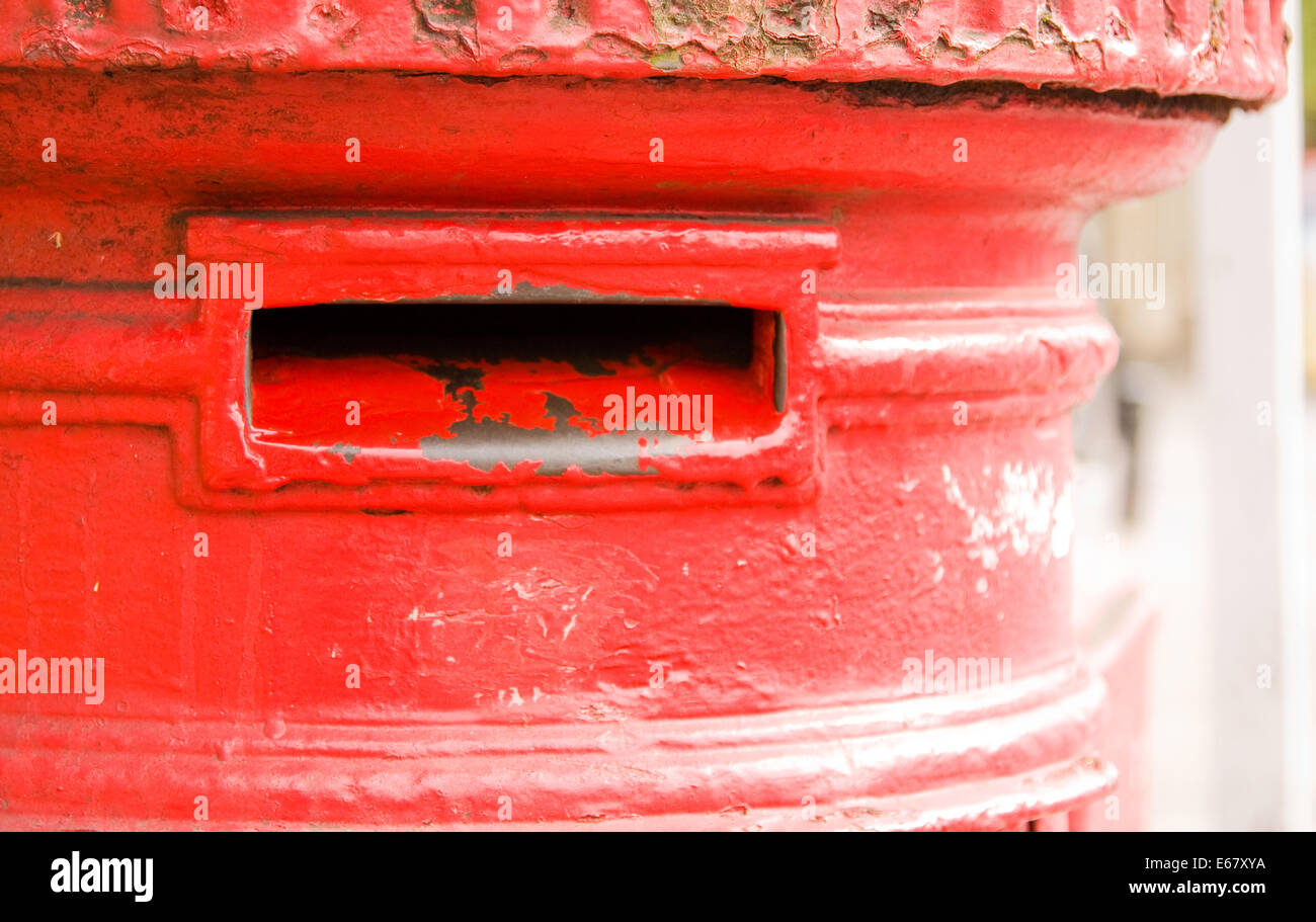 iconic red letter box Stock Photo - Alamy
