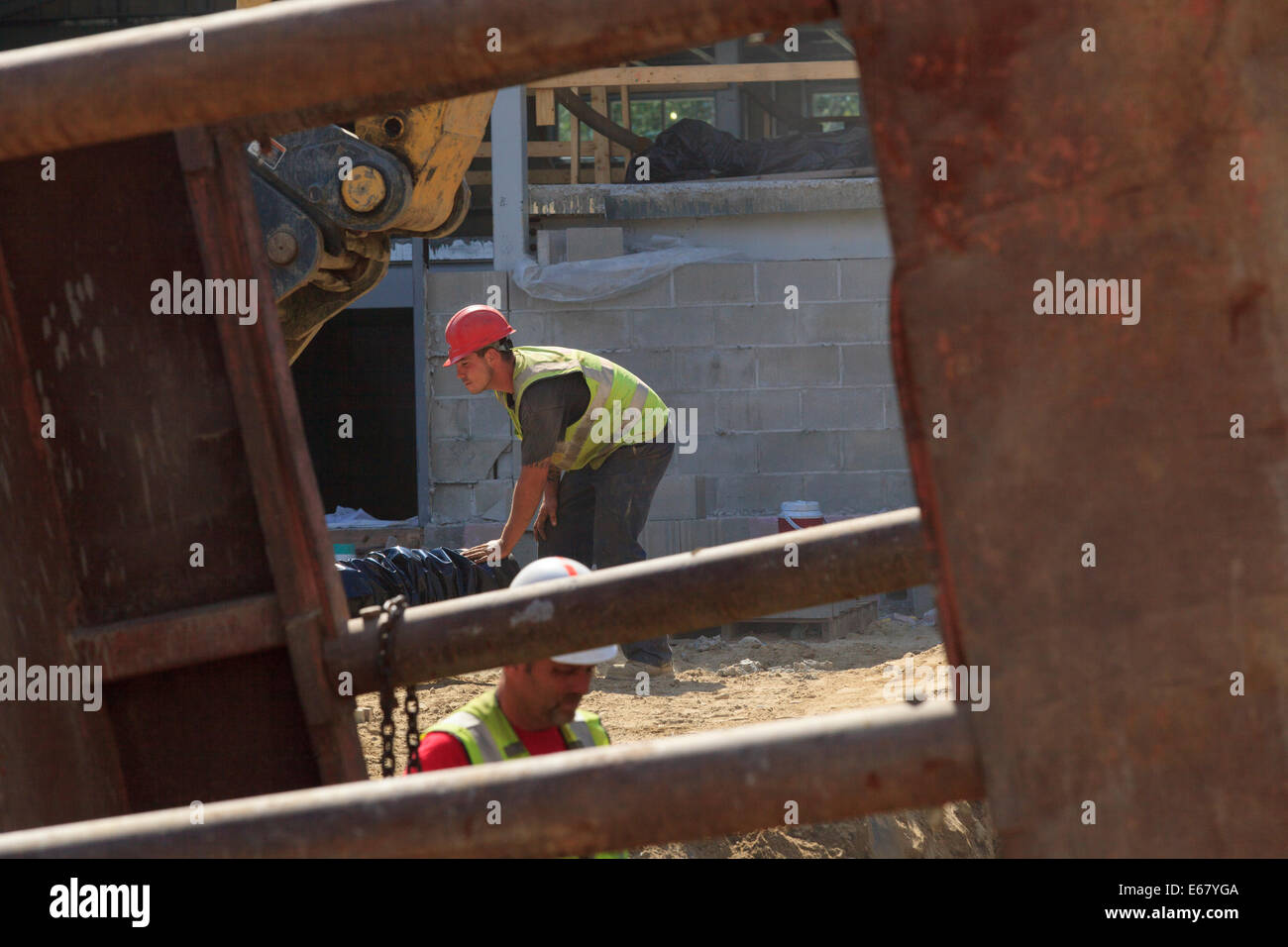 Trench construction hi-res stock photography and images - Alamy