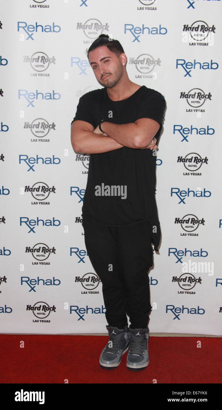 Las Vegas, Nevada, USA. 17th Aug, 2014. R & B singer Colby O'Donis ...