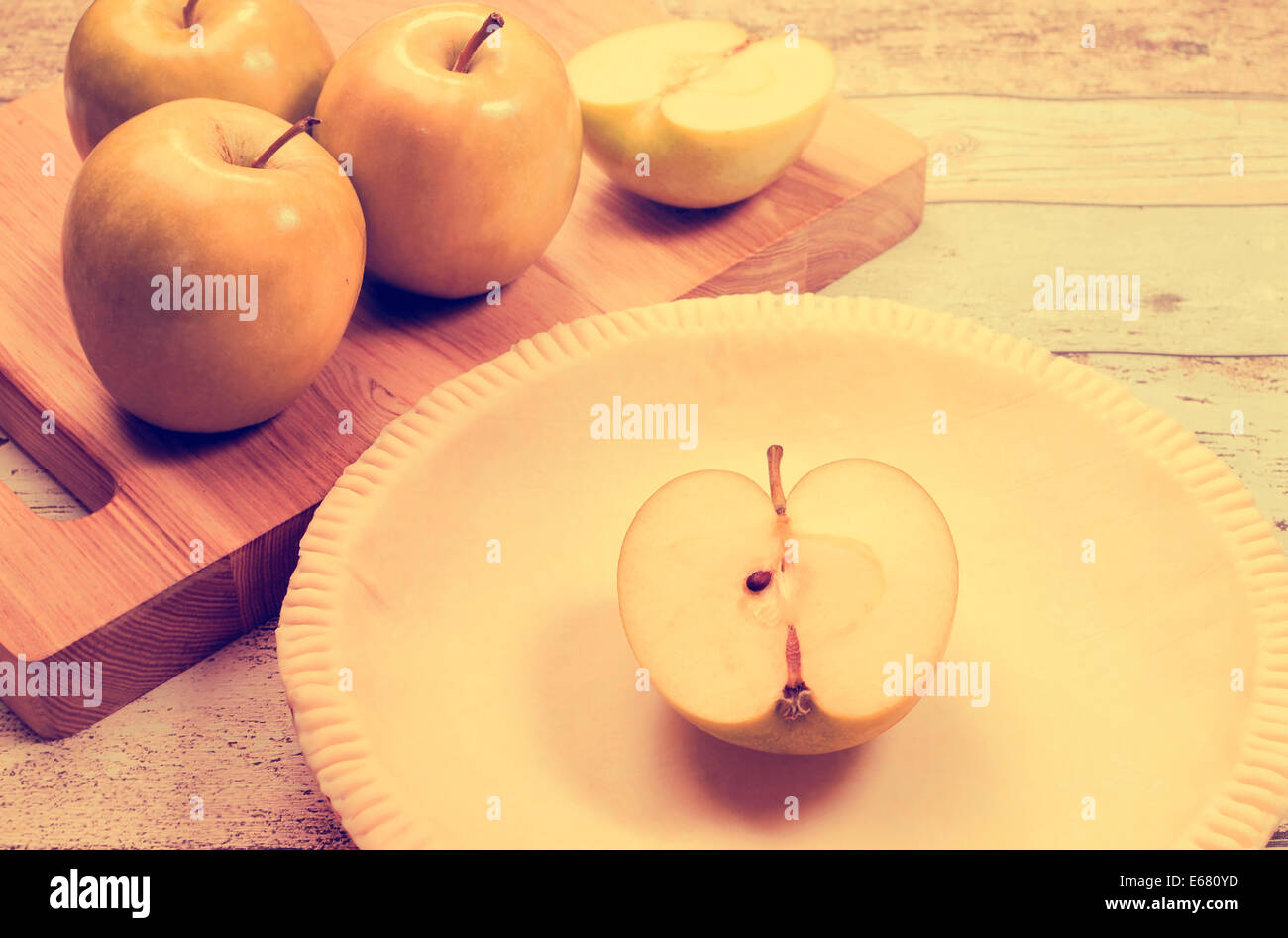 Retro baking pie hi-res stock photography and images - Alamy