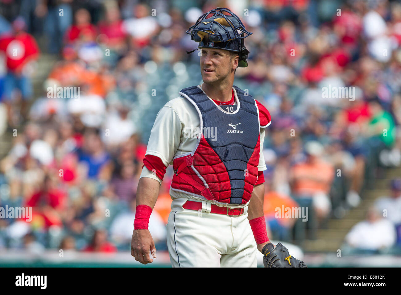 Cleveland, OH, USA. 17th Aug, 2014. August 17, 2014: Cleveland Indians ...