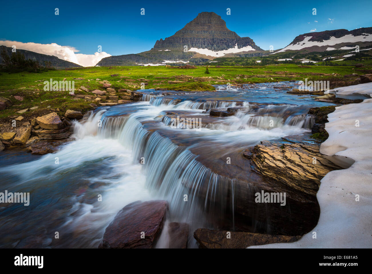 Logan Pass in Glacier National Park, Montana, located near the US ...