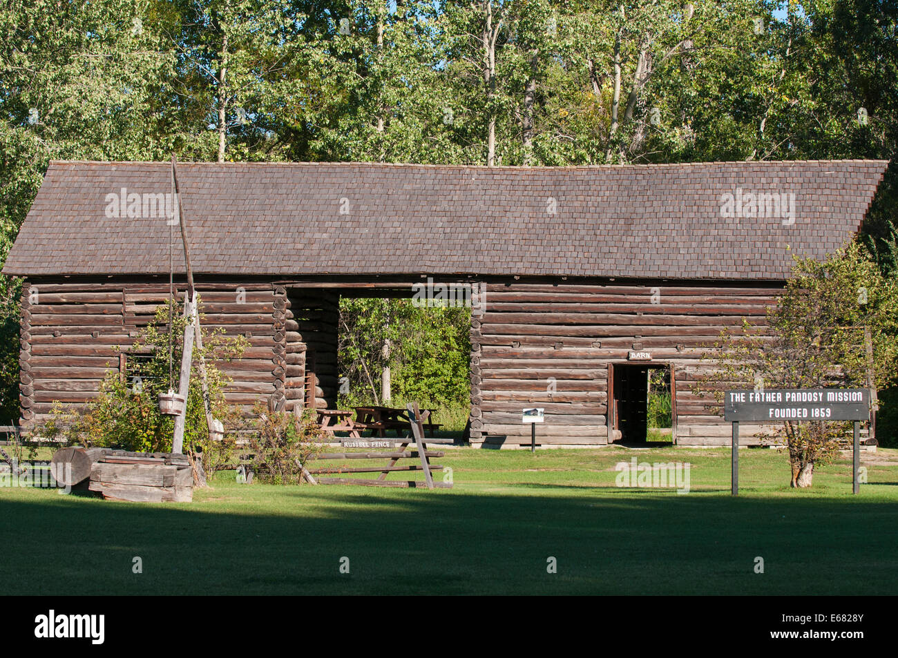 The Historic Father Pandosy Mission, Kelowna, British Columbia, Canada ...