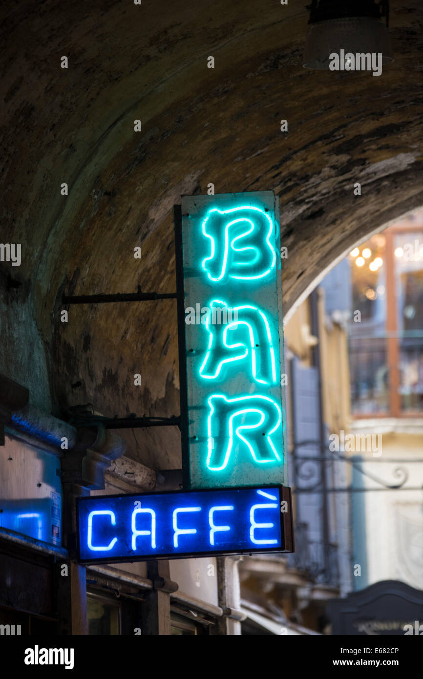 Blue neon arch hi-res stock photography and images - Alamy