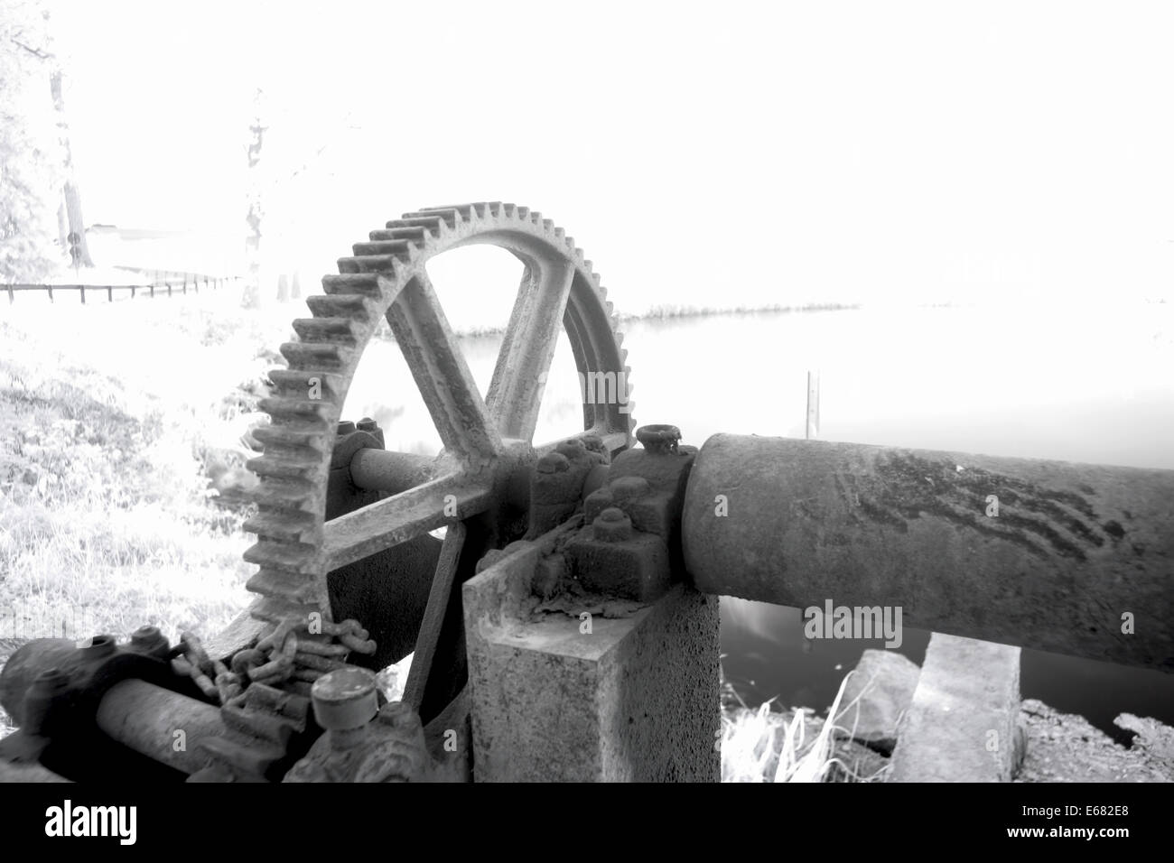 Large cog wheel Stock Photo - Alamy