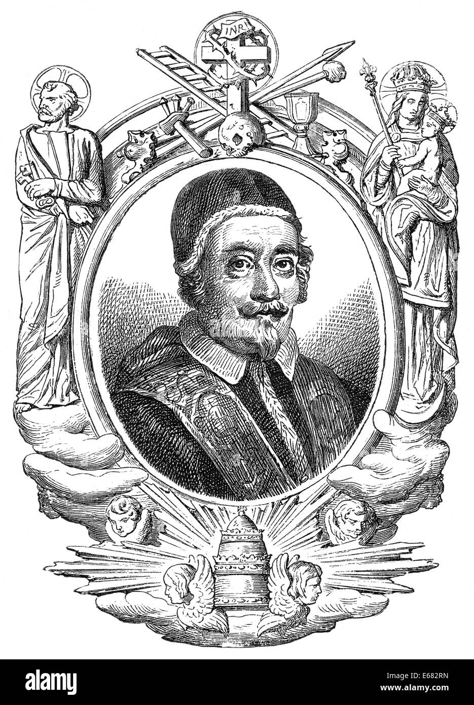 Pope Alexander VIII, 1610-1691, born Pietro Vito Ottoboni Stock Photo ...