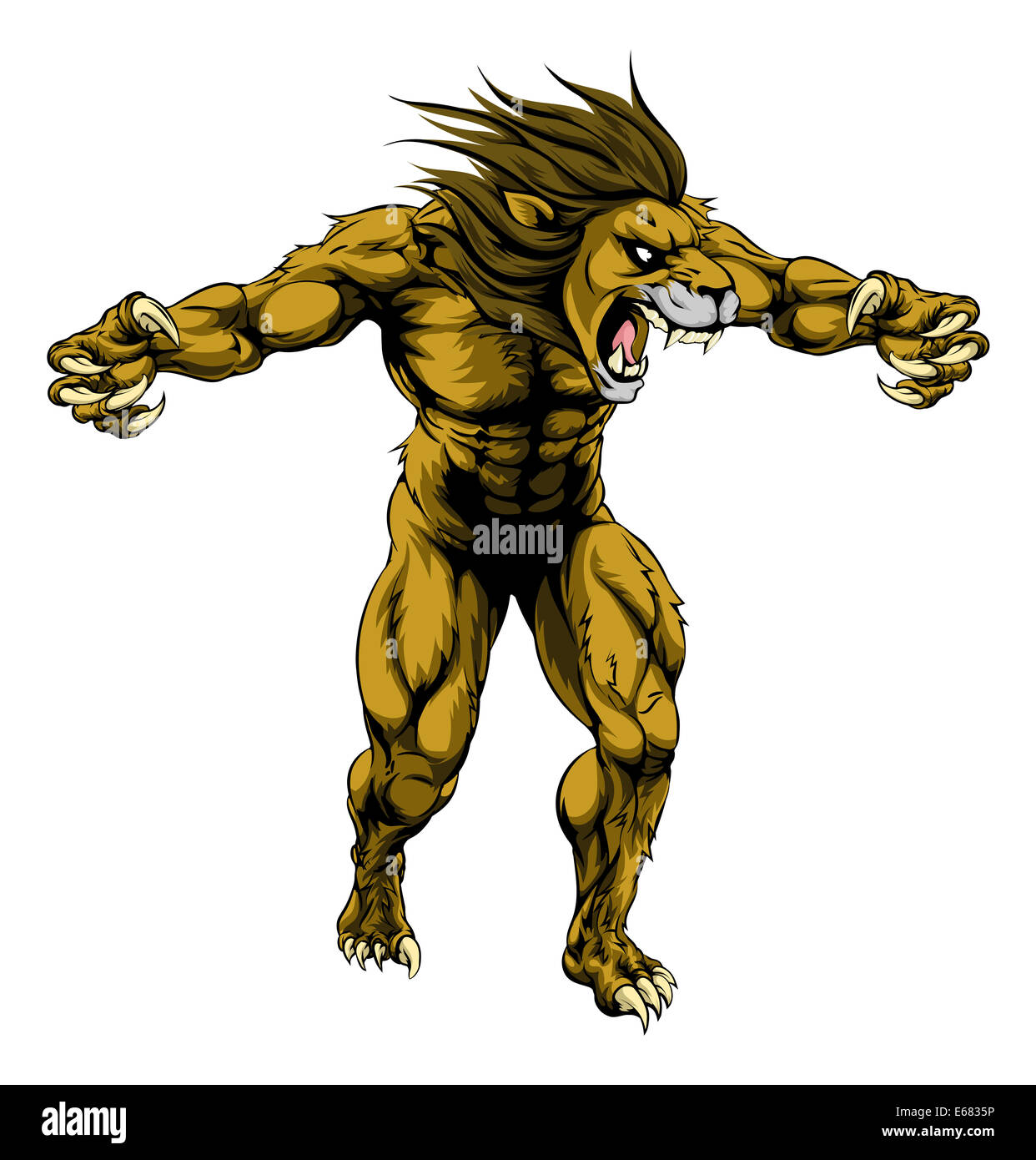 Muscular Lion