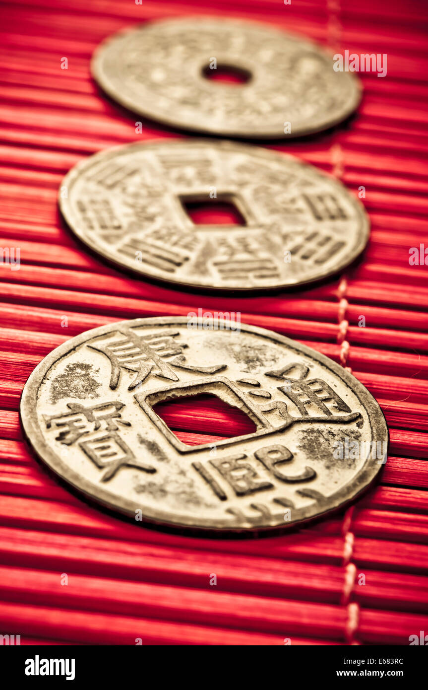 antique chinese coins Stock Photo - Alamy