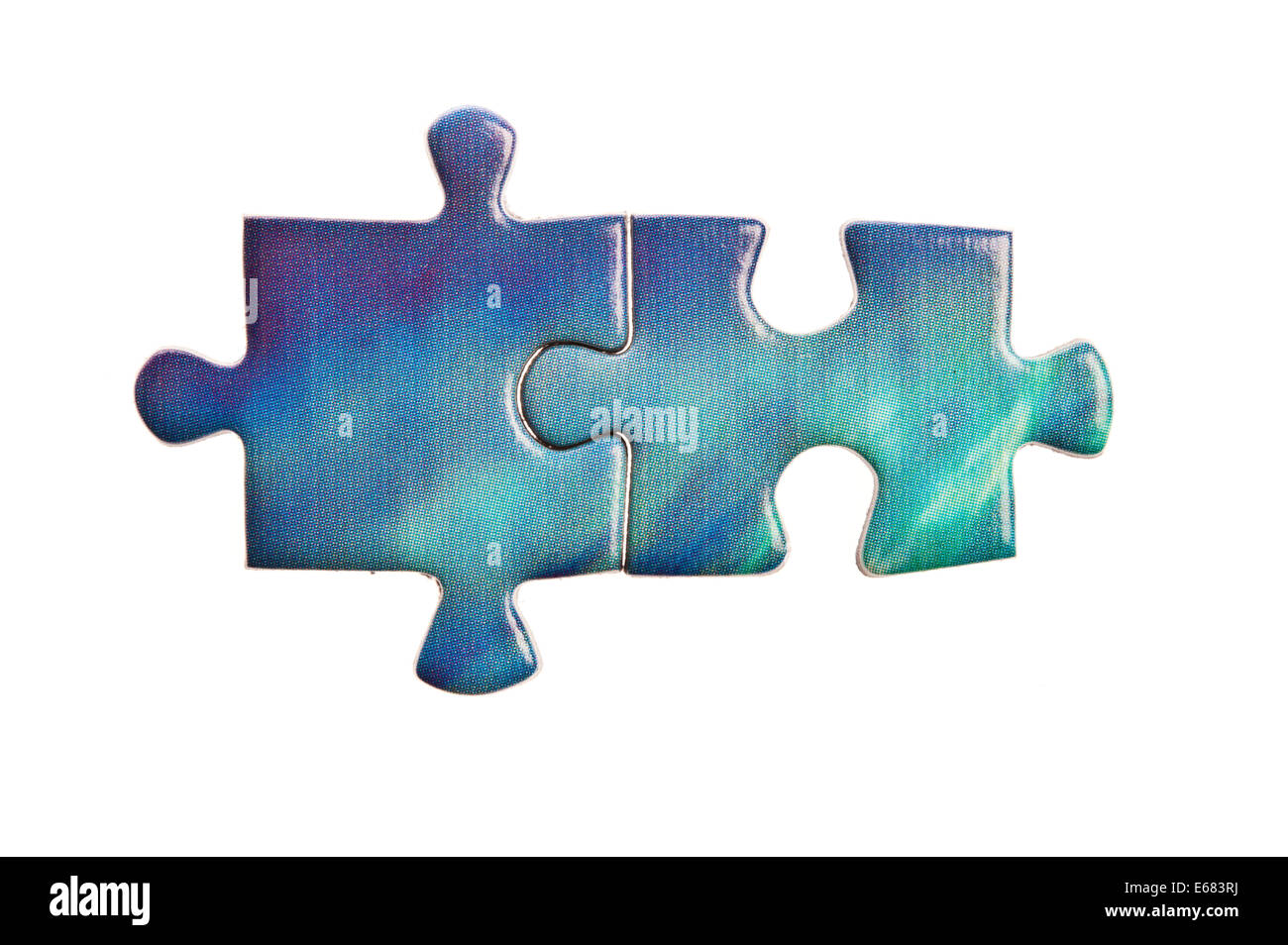 2 Puzzle Pieces Together